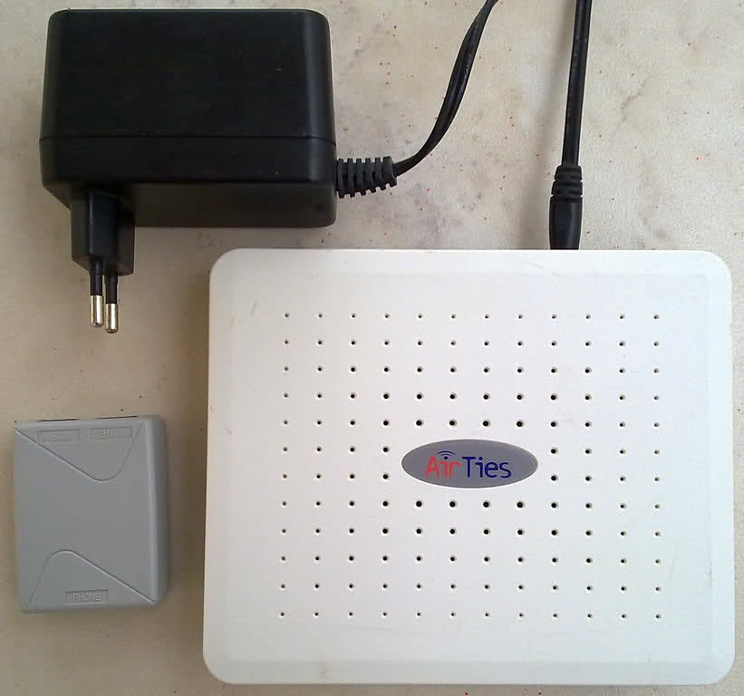 ŞOK FİYAT || Airties RT-110 4 Port ADSL2+ Modem + 5 Metre LAN ...