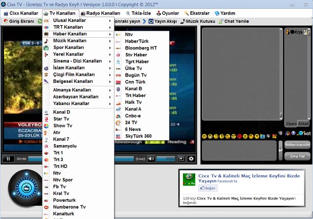 Cixx Tv V1.0 Online Televizyon - Radyo ve Lig Tv [Yeni] | DonanımHaber Forum