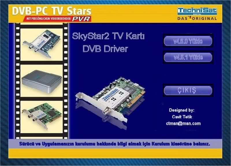 SkyStar 2 PCI TV kartı kullananlar buraya | DonanımHaber Forum